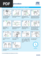 Proper Hand Washing Steps Guide | PDF | Hand Washing | Hand