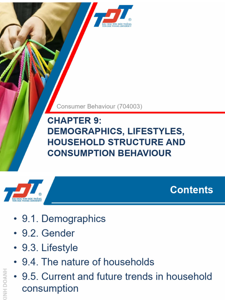Chapter 09_Demographic, Lifestyles, Household Structure Consumption ...