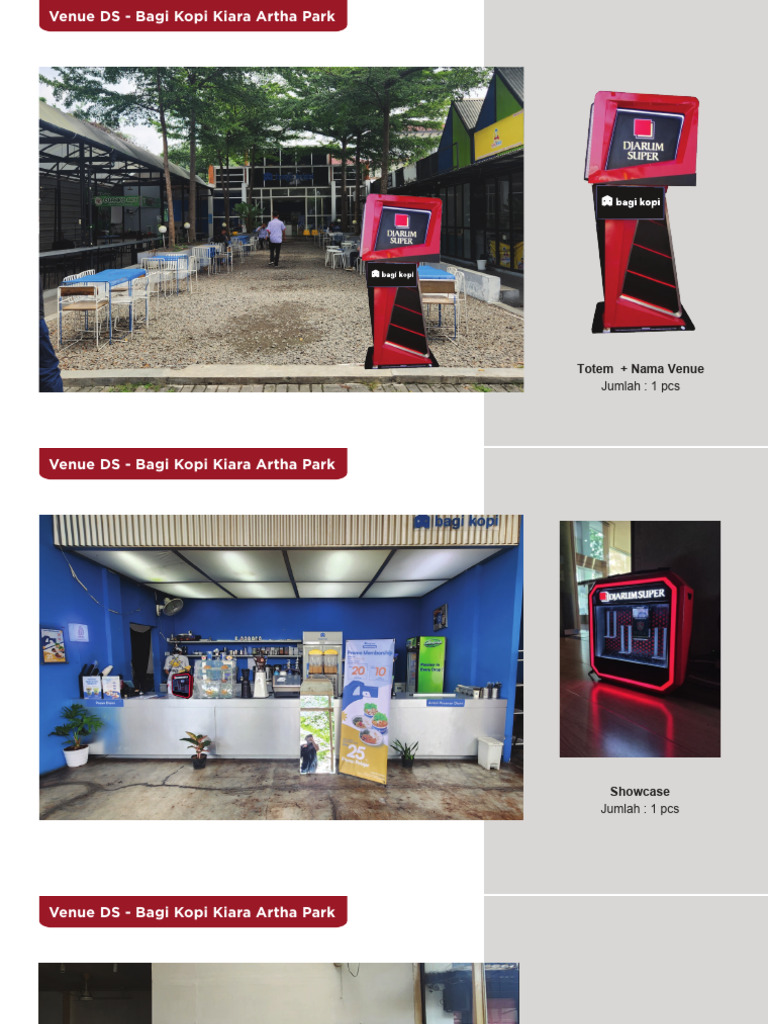 Venue DS - Bagi Kopi Kiara Artha Park | PDF