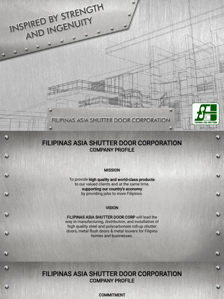 Digital 12-pager Brochure (FIL-ASIA_Shutter) | PDF | Window | Door