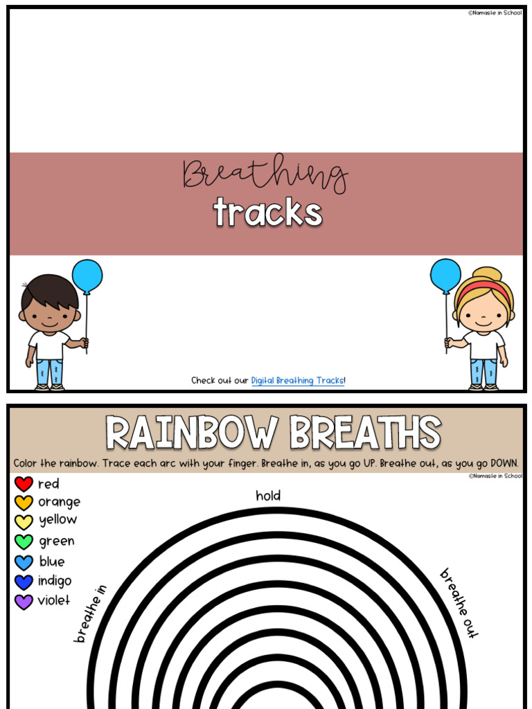 COUNSELING WORKSHEET (Breathing) | PDF