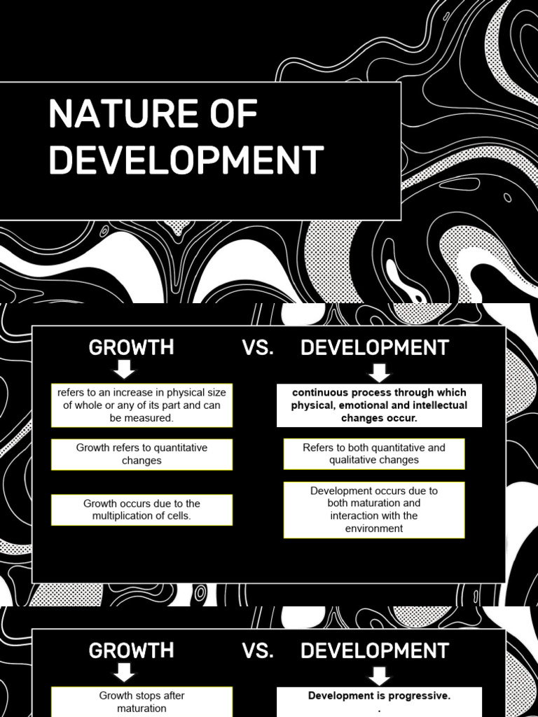 Growth vs. Development in Human Life | PDF | Cognitive Development ...