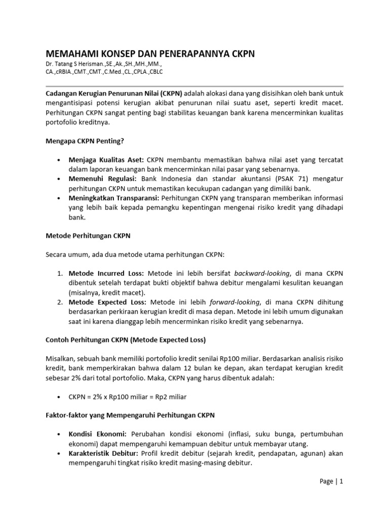 MEMAHAMI KONSEP DAN PENERAPANNYA - Edisi 1 | PDF