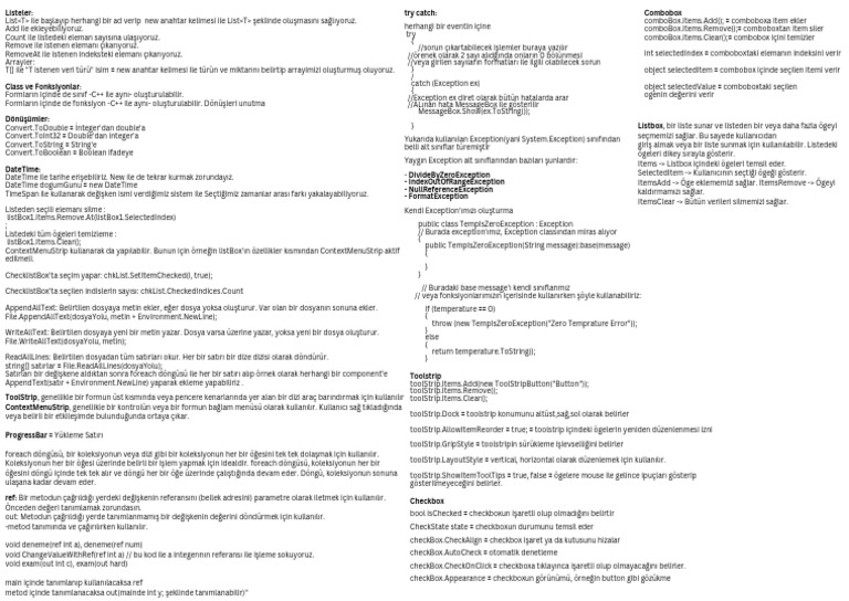 Oop Cheatsheet Vize | PDF