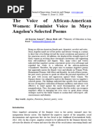 Maya Angelou Life Quiz | PDF | Maya Angelou