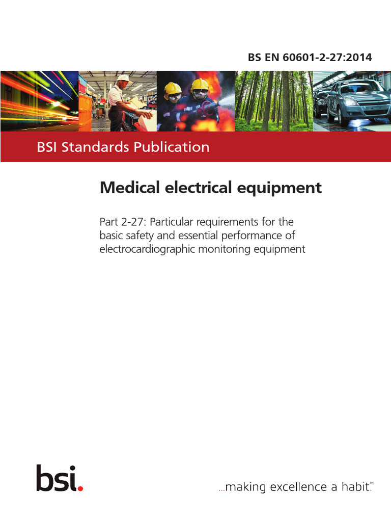 BS en 60601-2-27 2014 Ekg | PDF | Artificial Cardiac Pacemaker ...