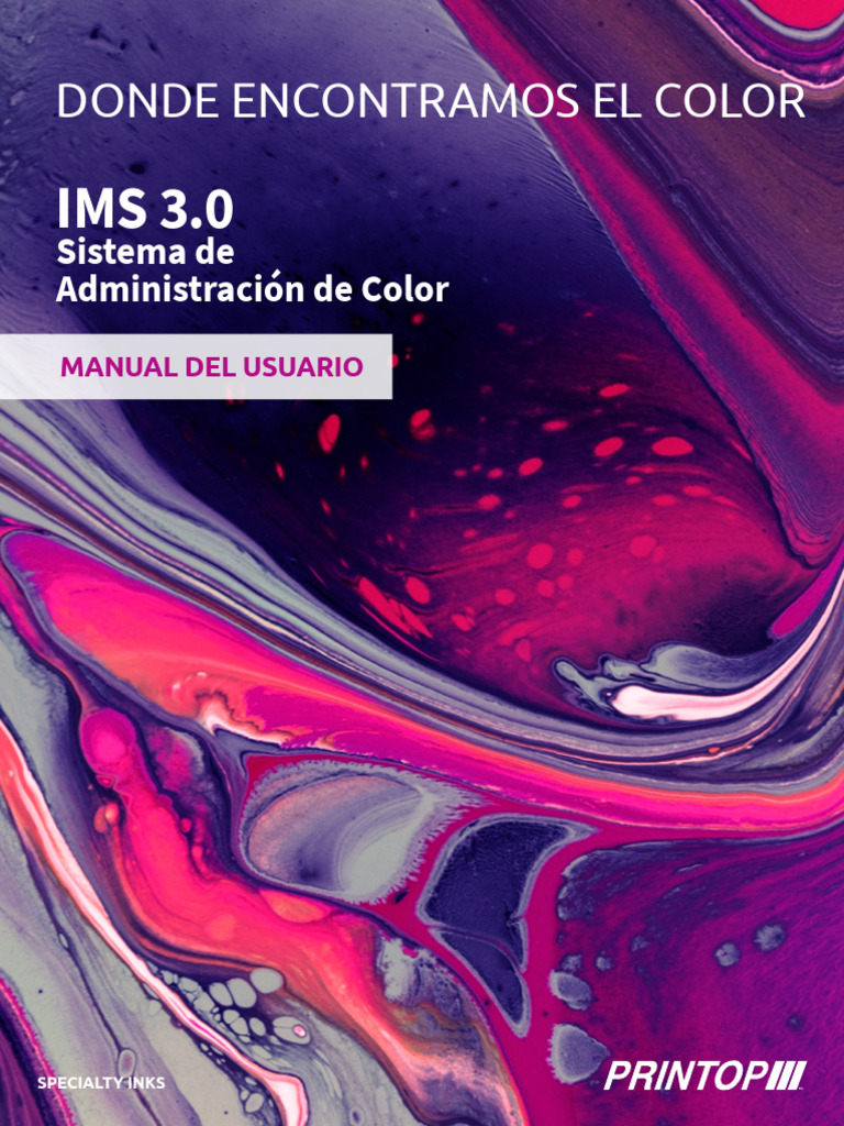 Manual de Usuario IMS 3.0: Administración de Color | PDF | Botón ...