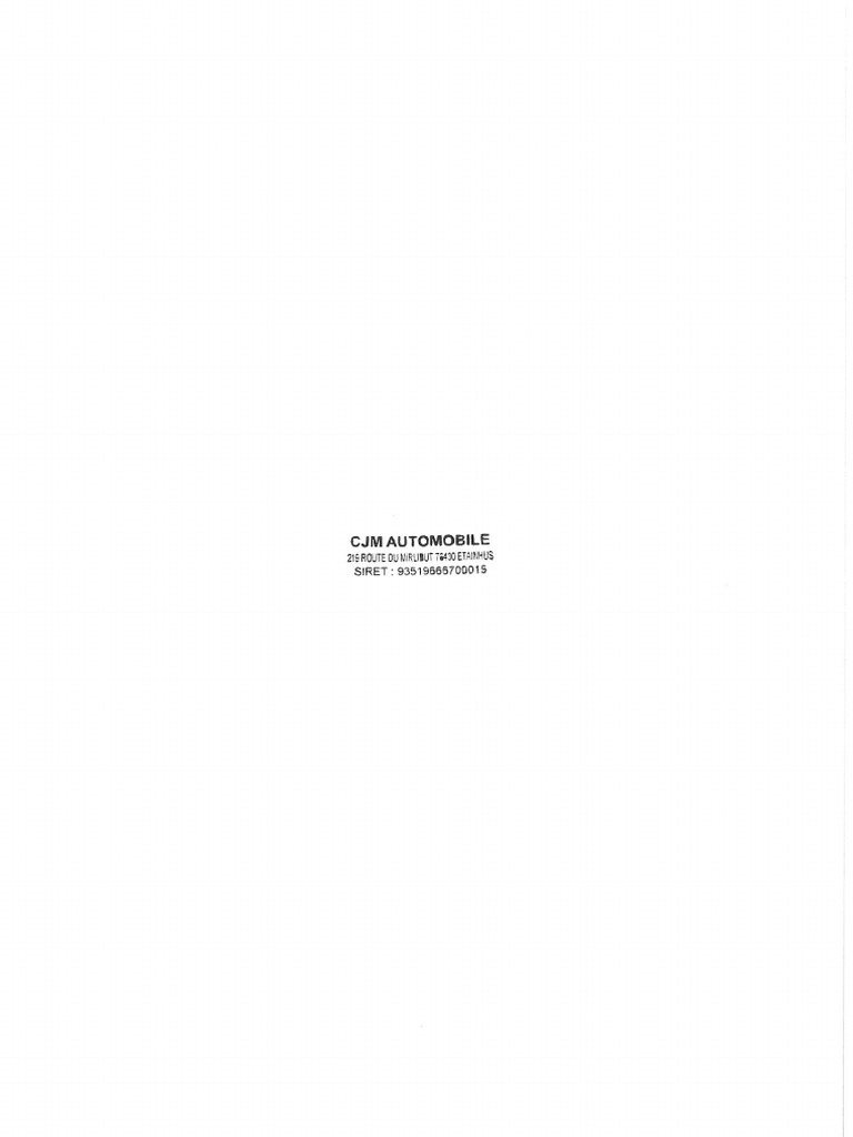 CJM Automobile | PDF