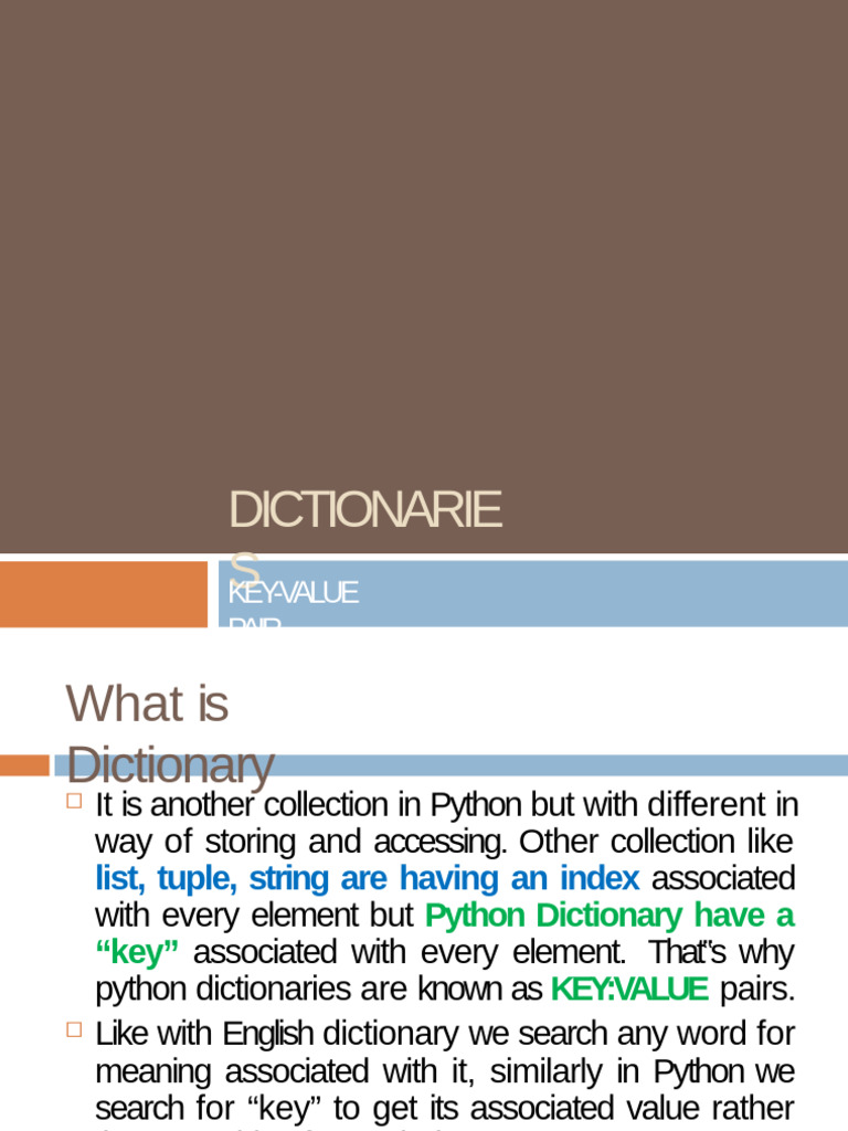 DICTIONARIES | PDF | Computing | Software Engineering