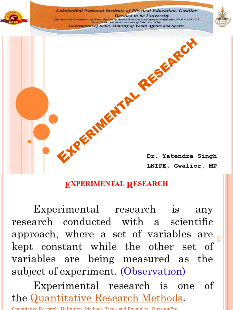 Understanding Experimental Research Methods | PDF | Statistics | Experiment