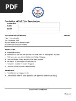 0606 Topical Past Papers | PDF