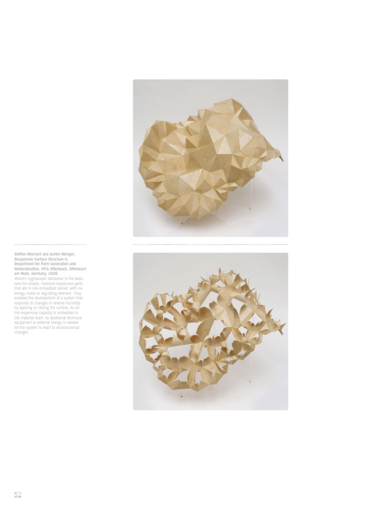 Biomimetic Hygroscopic Architecture | PDF | Wood | Humidity