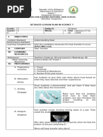 LESSON PLAN Heat Transfer | PDF | Heat Transfer | Educational Assessment