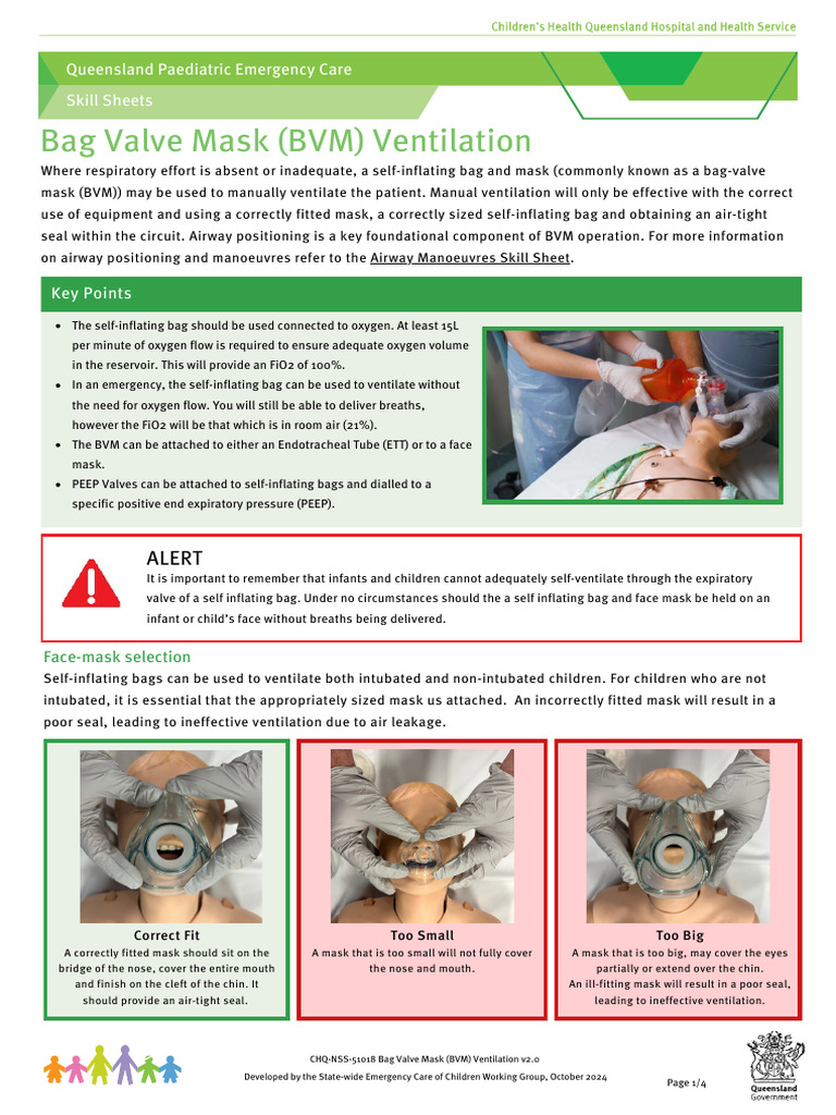 bag-valve-mask-ventilation | PDF | Medicine | Respiration