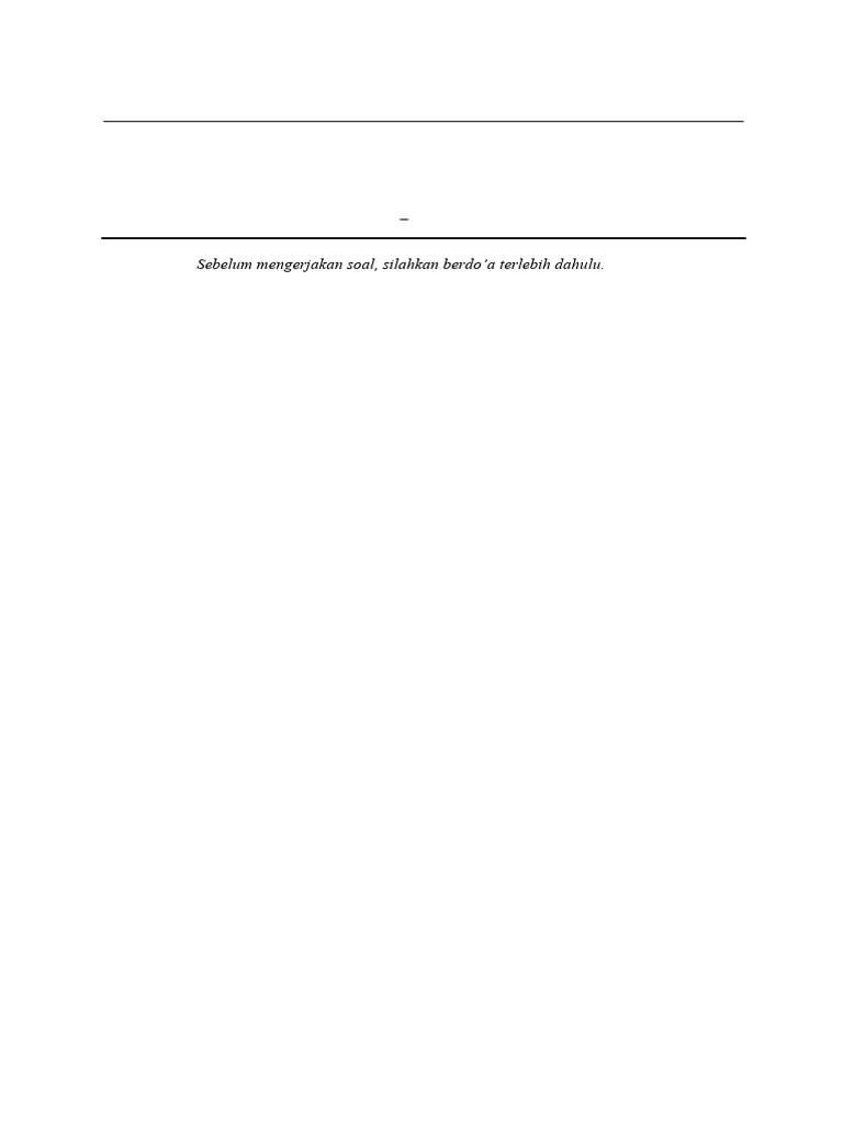 Uas Fistat 2025 | PDF