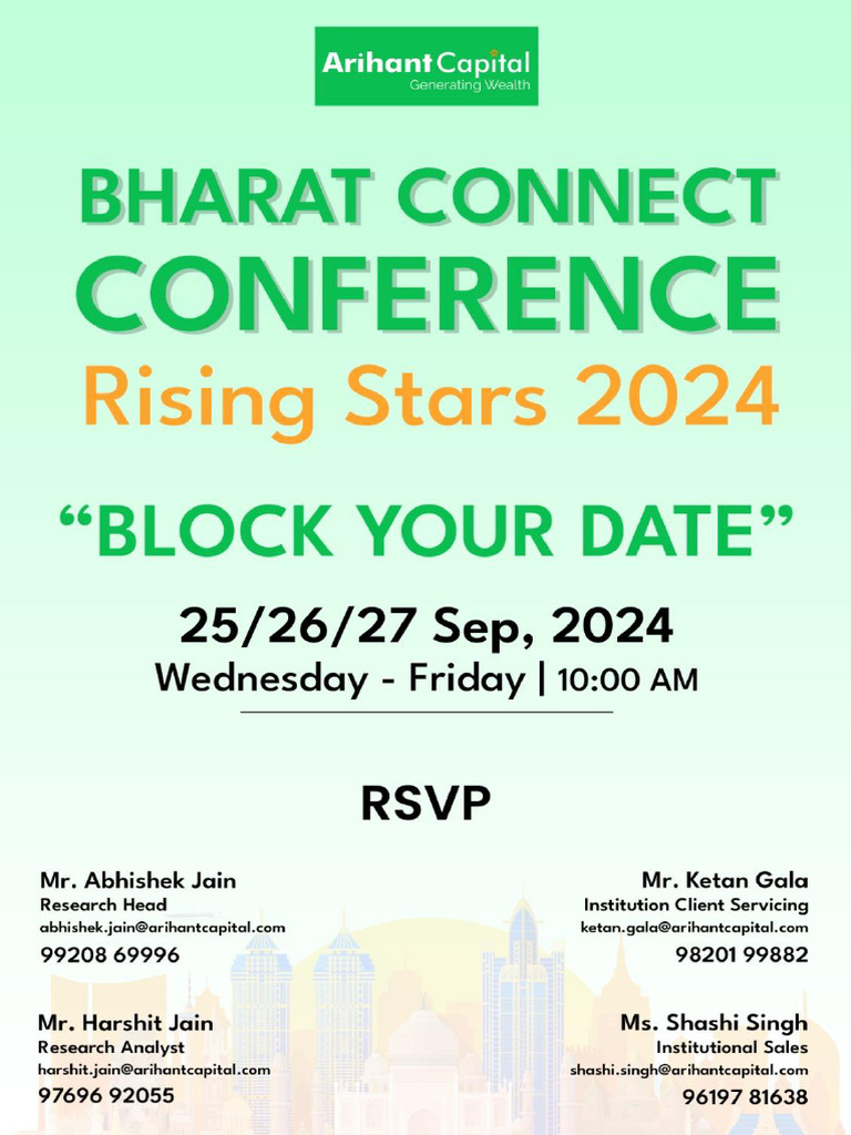 Bharat Connect Conference 2024 Schedule | PDF