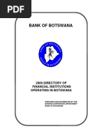 Banking in Botswana BRANCH CODES | PDF | Botswana | Institutional Investors