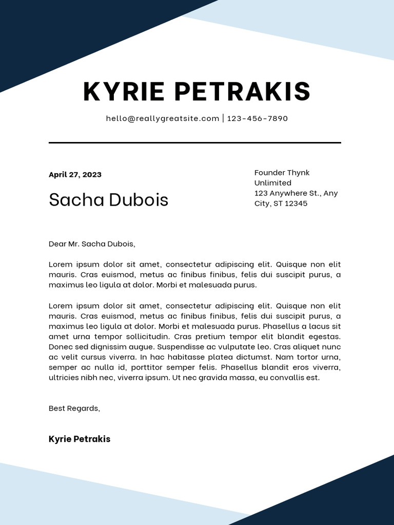 Blue Minimal Professional Software Engineer Cover Letter | PDF