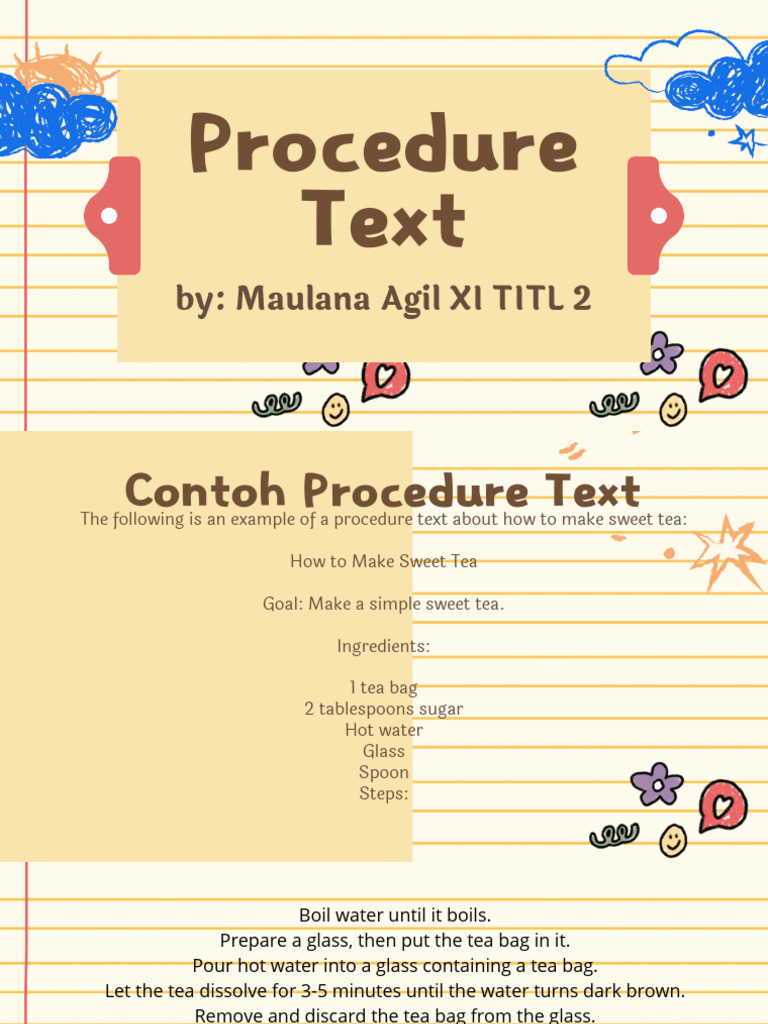 How to Make Sweet Tea Procedure | PDF