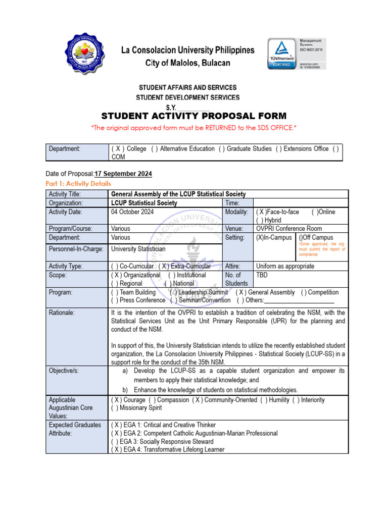 SAPF 002- General Assembly.docx | PDF