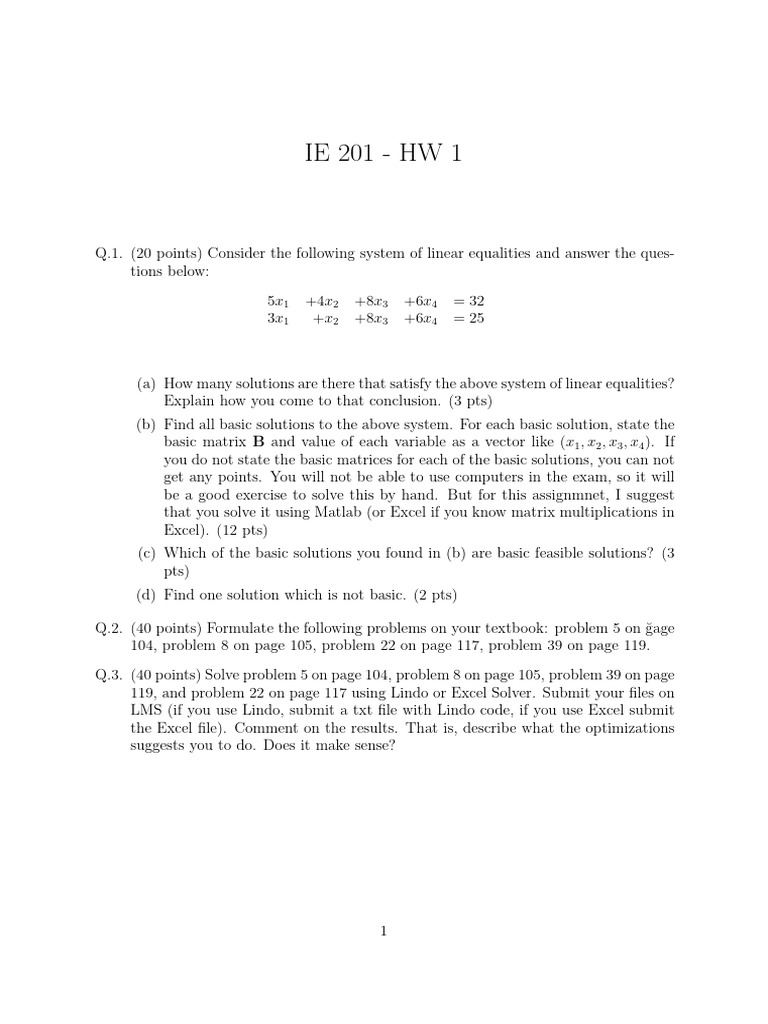 IE201-HW1 (1) | PDF