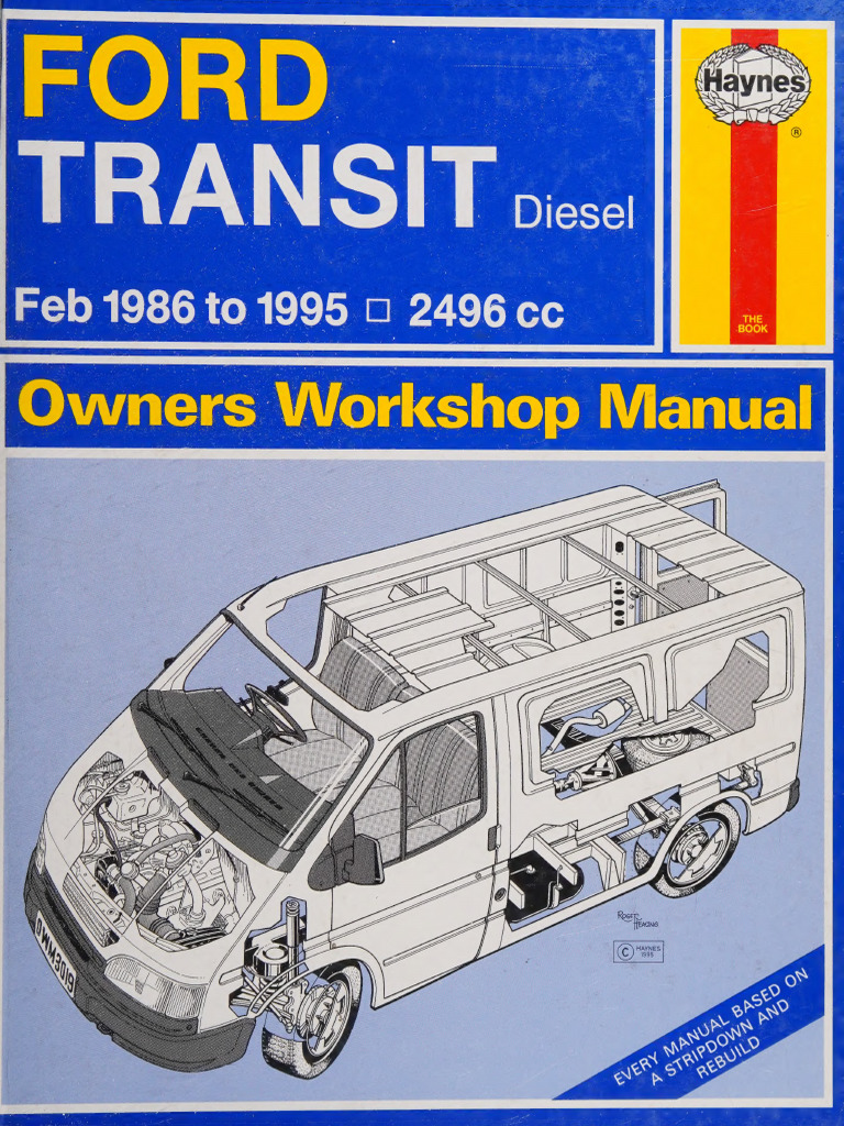 Haynes Ford Transit Diesel Owners Workshop Manual 1859600190 ...