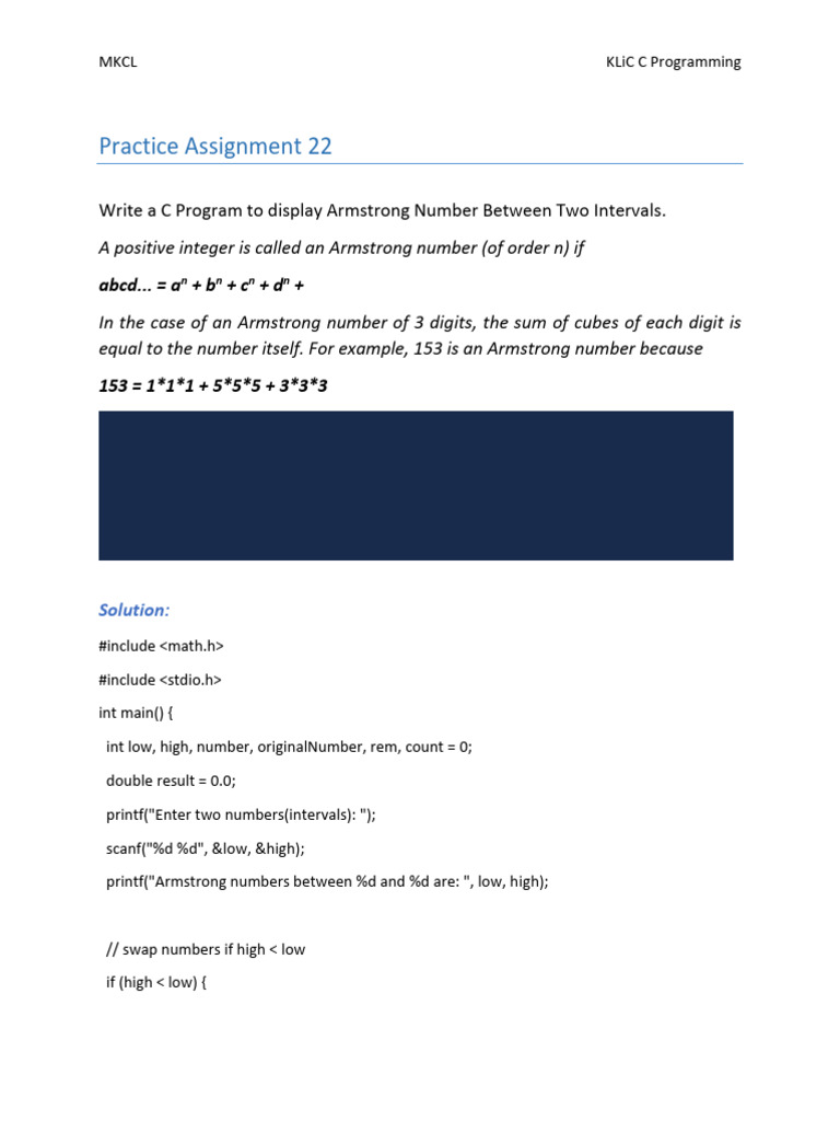 amstrong between two interval | PDF