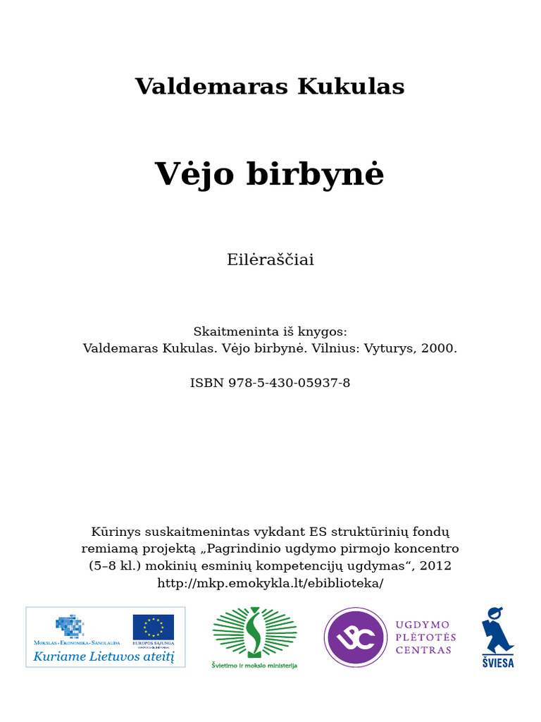 Vejo Birbyne | PDF