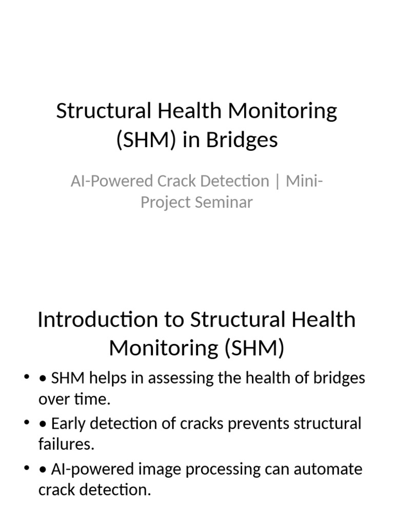 SHM in Bridges | PDF