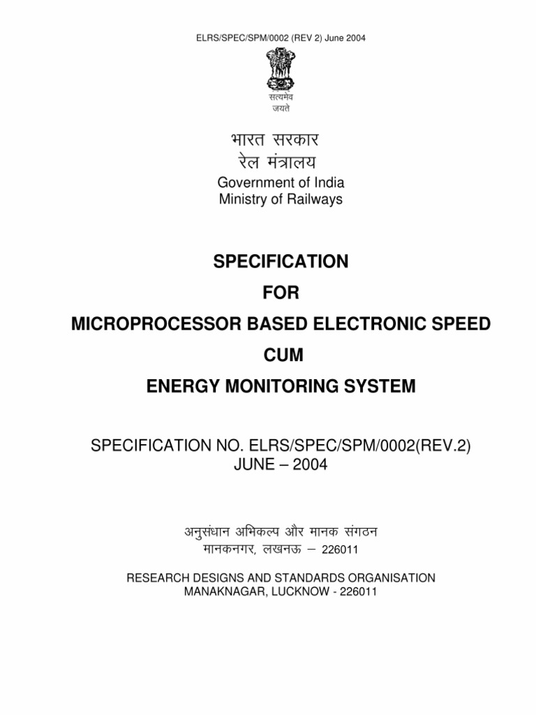Microprocessor Based Electronic Speed Sum Energy Monitoring System ...