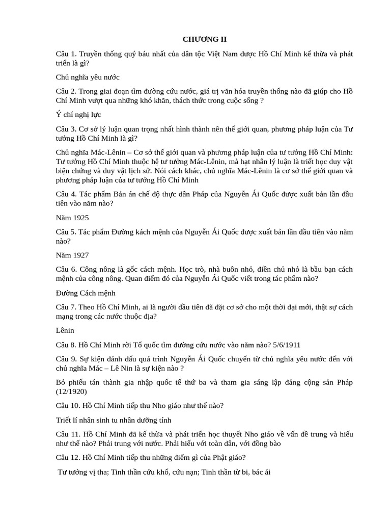 Đáp Án TTHCM | PDF