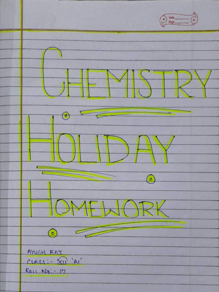 Chem_hhw_2024-25 | PDF