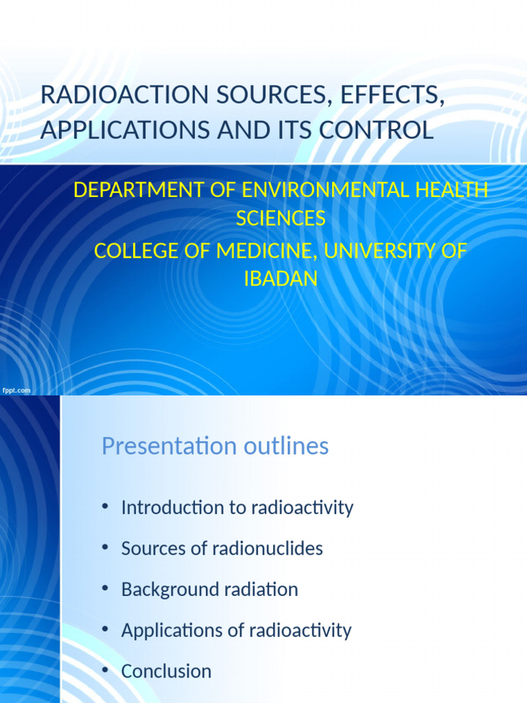 Radiation and Its Application | PDF | Radioactive Decay | Radionuclide