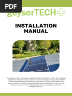 GeyserWise Manual TSE1 | PDF | Electrical Connector | Thermostat