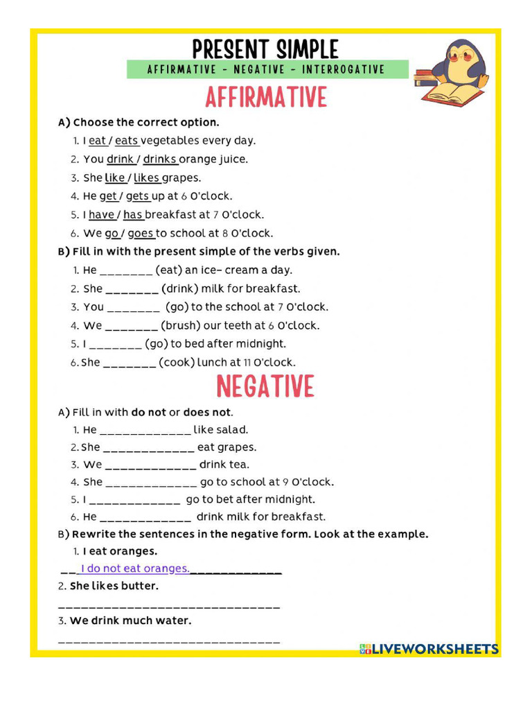 Present Simple | PDF