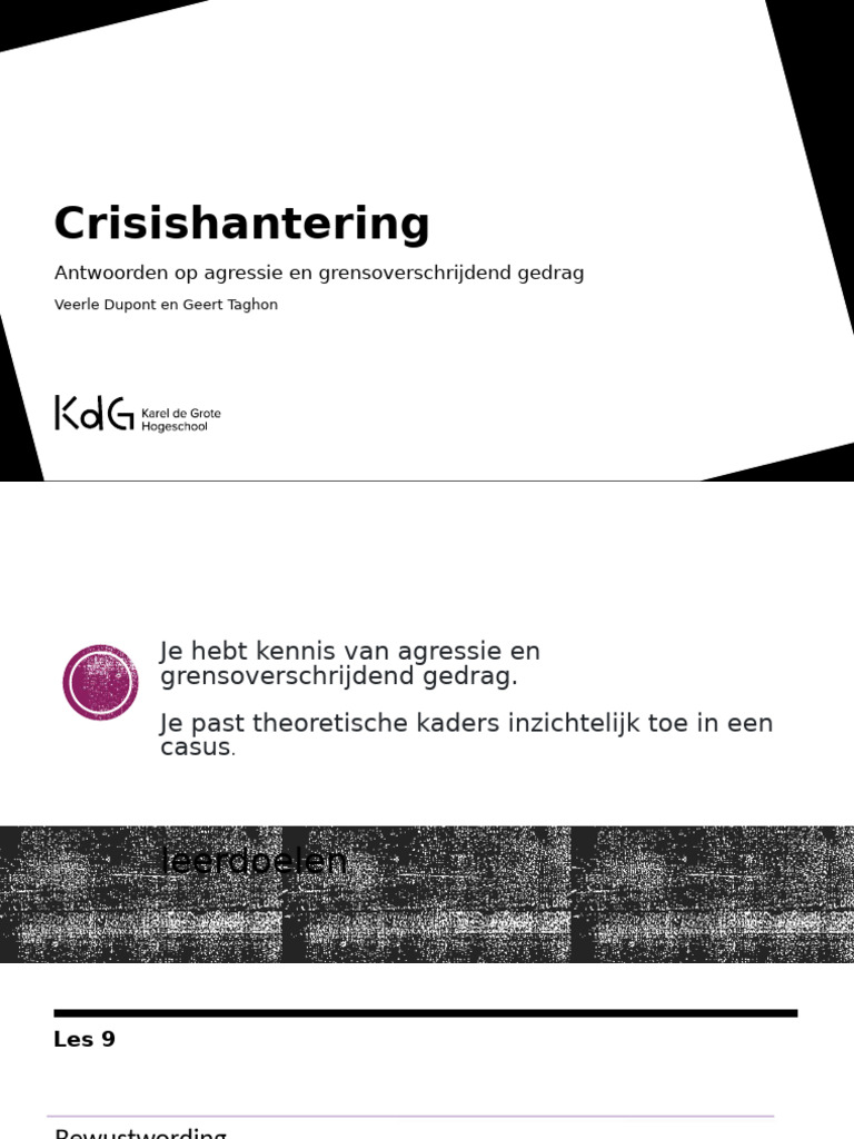 9 Student KDG Vrijheidsbeperkende Maatregelen | PDF