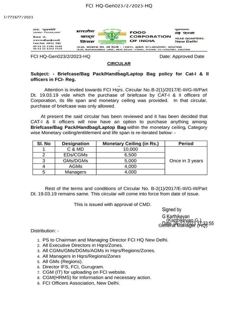 Briefcase Circular | PDF