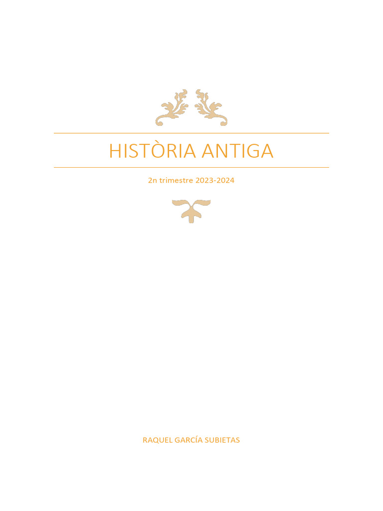 Hist Antigua Apunts | PDF