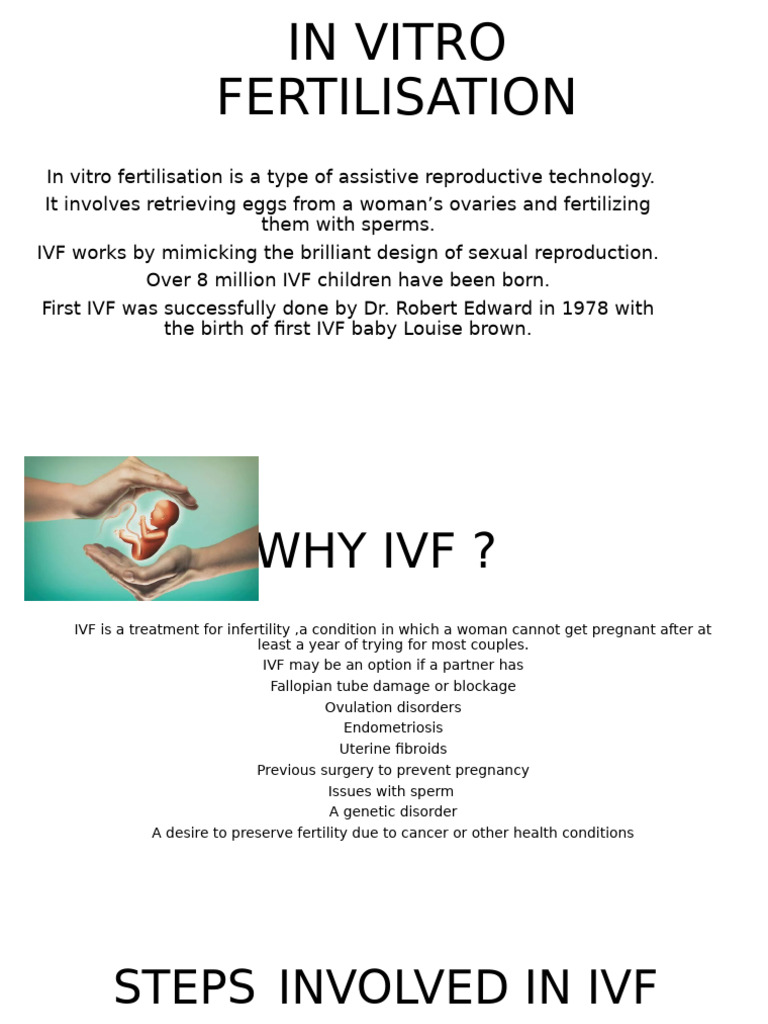 Understanding In Vitro Fertilisation (IVF) | PDF | In Vitro ...
