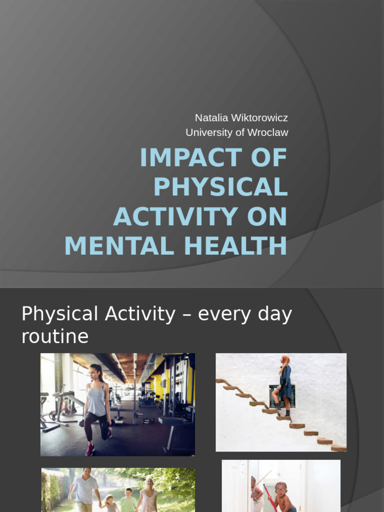 Health Benefits of Physical Activity | PDF