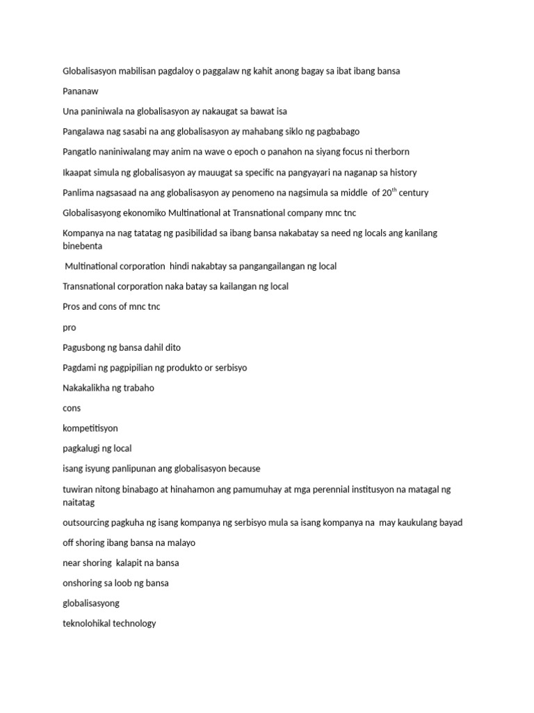 Loquality AP 10 q2 Lesson 1 To 3 | PDF