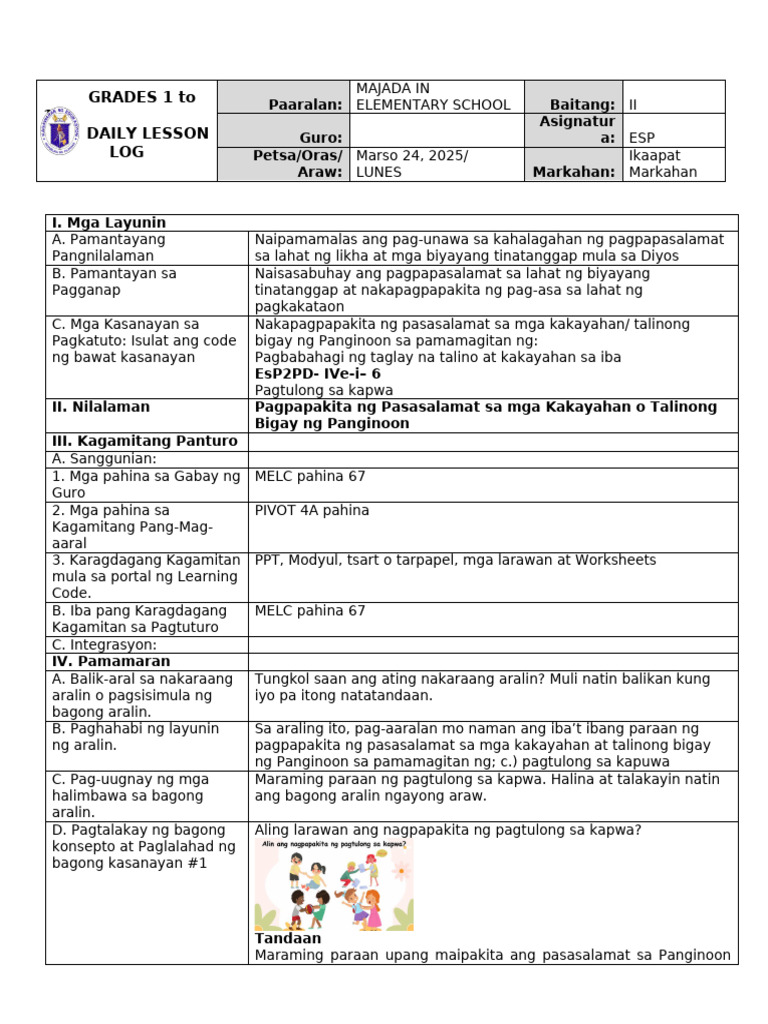 DLP Esp Q4 Marso 24 2025 | PDF