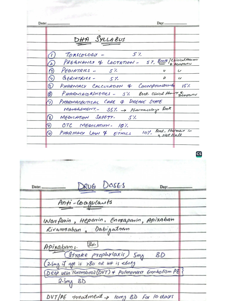 Hassnain DHA Notes | PDF