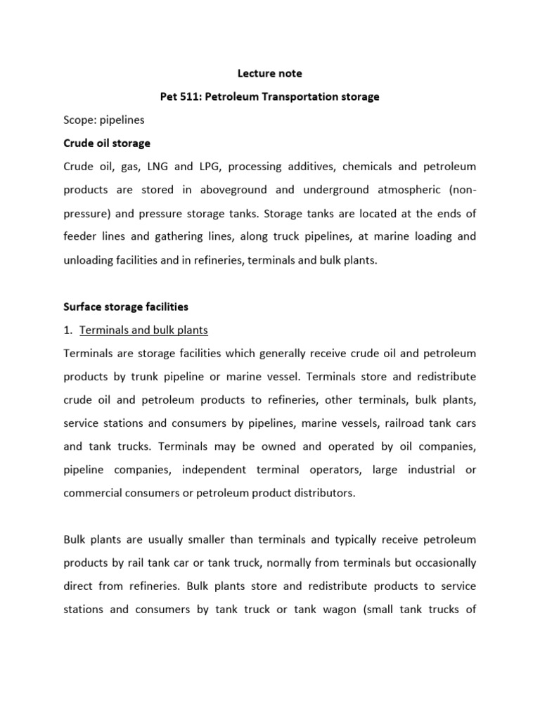 Tank Farm Operations and Storage Types | PDF | Evaporation | Pressure
