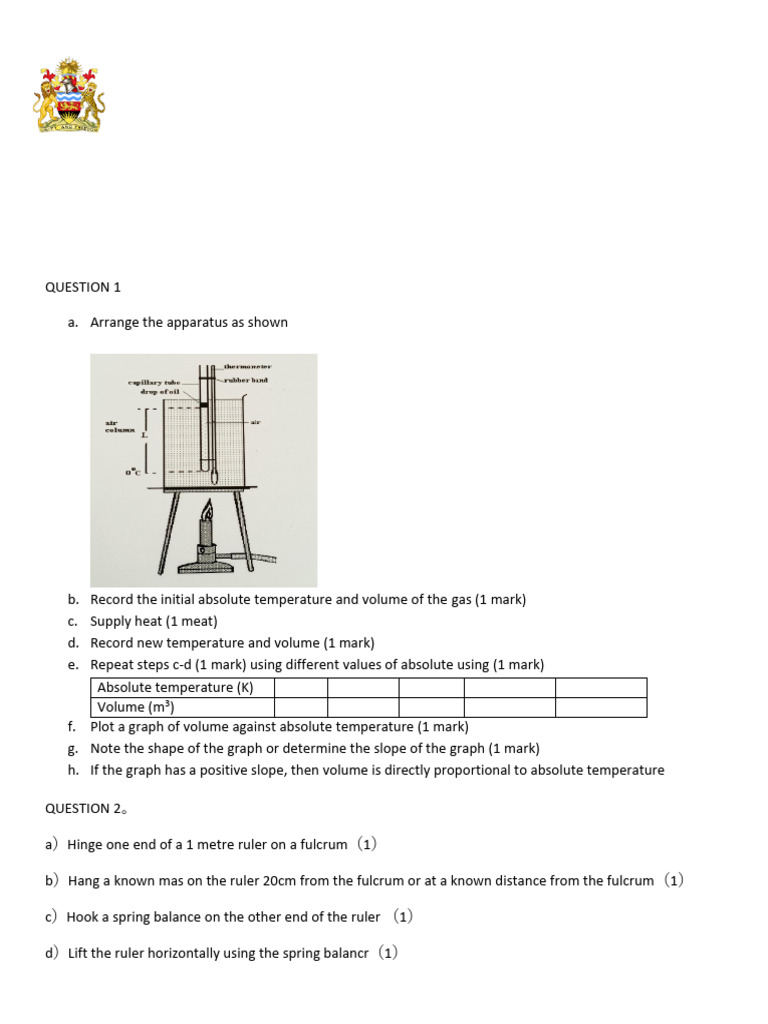 2024 Shed Physics Pii Marking Key | PDF | Physical Quantities | Metrology