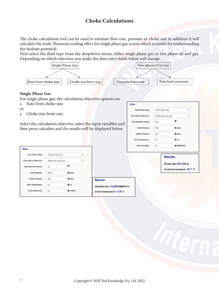 Choke Calculations 1677328097 | PDF