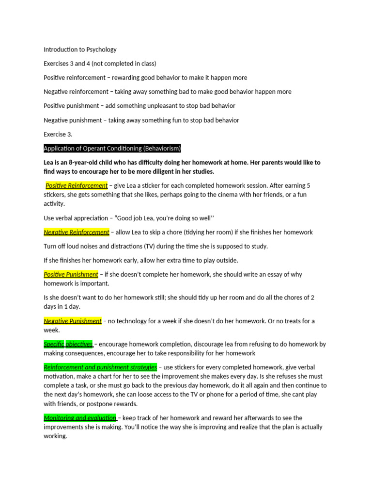 Introduction To PsychologY - Individual Assignment | PDF ...