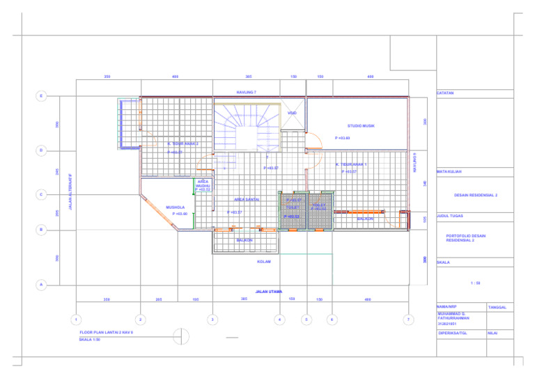 Desain Floor Plan Residensial 2 | PDF