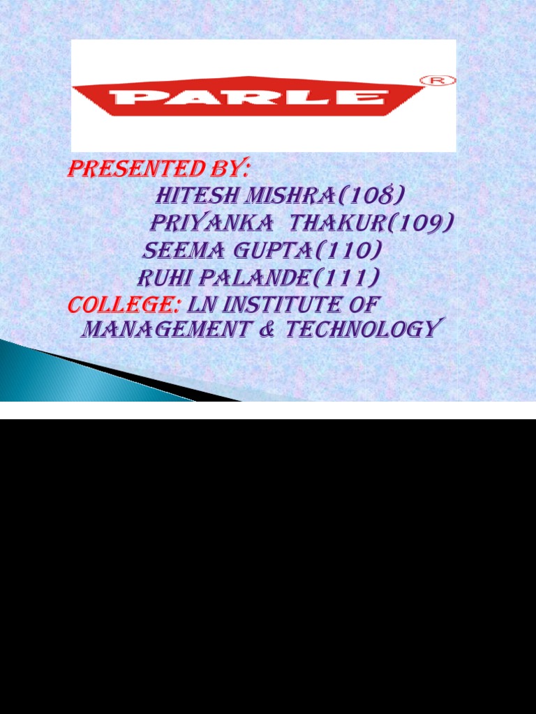 Parle | PDF | Retail | Foods