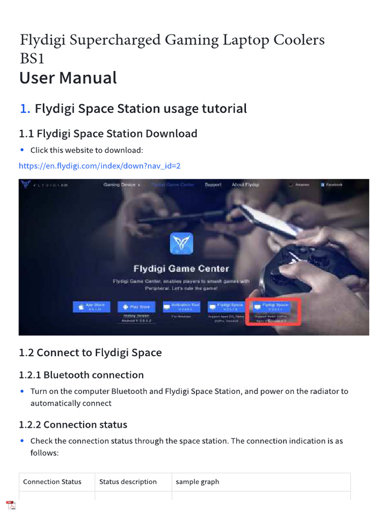 Flydigi Space Station User Manual | PDF